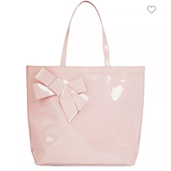 Ted Baker London | Bags | Ted Baker Light Pink Icon Large Knot Bow Tote ...